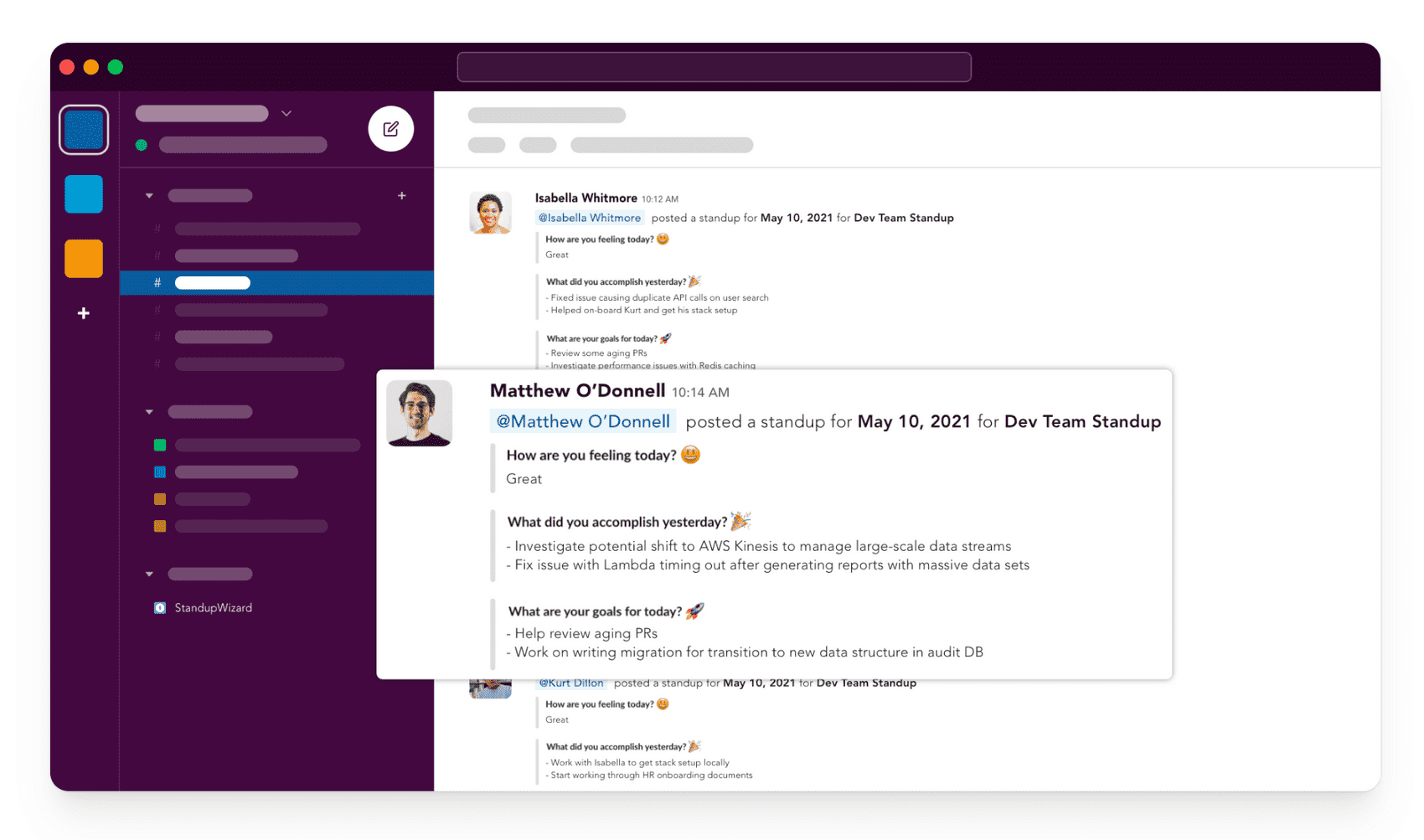 How To Run A Team Standup Within Slack Standupwizard Blog